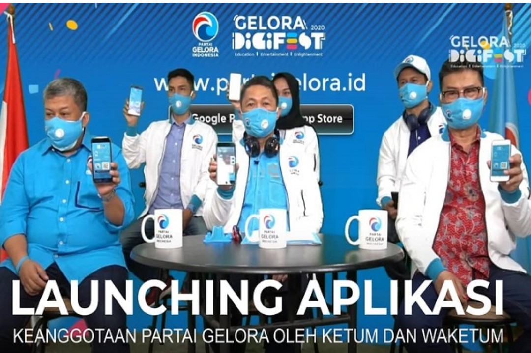 Cara Mudah Menjadi Anggota, Partai Gelora Resmi Launching Aplikasi ...