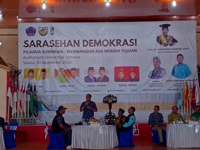 Sarasehan Demokrasi, Cawabup BJS Paparkan Visi Sumbawa Berkeadaban ...